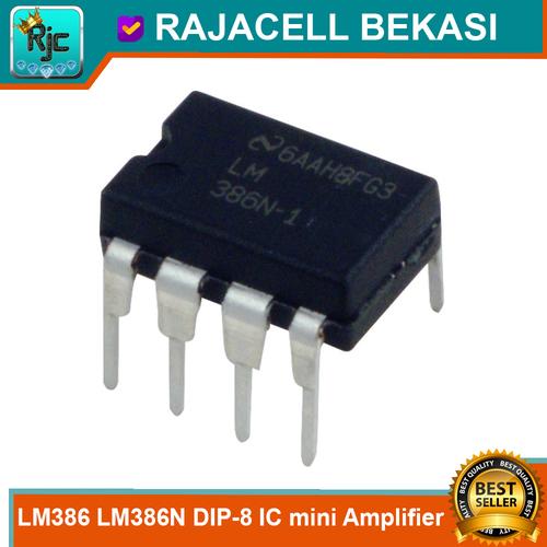 Jual LM386 LM386N DIP-8 IC mini Amplifier Chip Audio Power Amplifier 9V ...