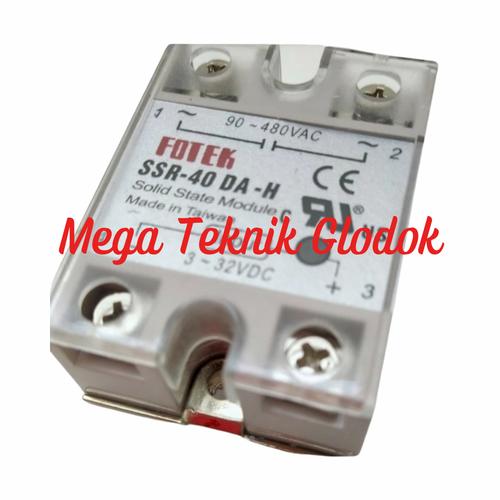 Jual Fotek Solid State Relay SSR-40 DA-H / SSR40 DAH - Jakarta Barat - Mega Teknik Glodok ...