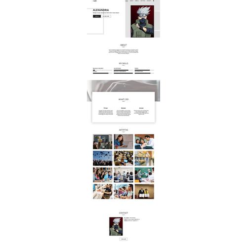 Jual Website web profil biodata diri sendiri CV - Jakarta Pusat - IC ...