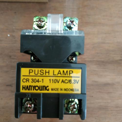 Jual CR-304-1 110vac Push Button Lamp Switch Merah Hanyoung - Kab ...