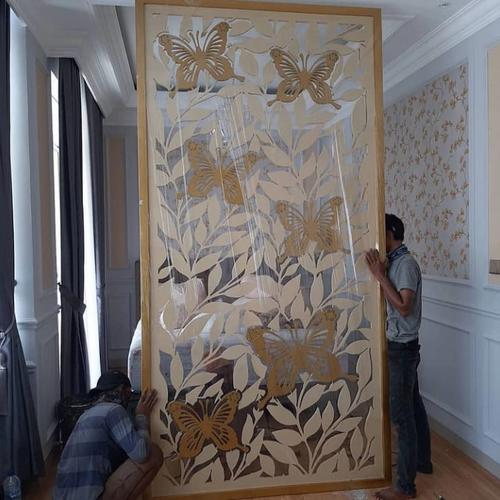 Jual partisi plat besi laser cutting pembatas ruangan - Jakarta Barat ...
