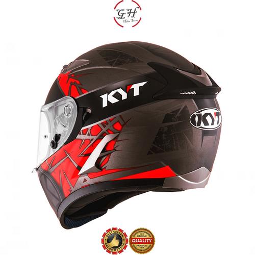 Jual Helm KYT falcon fr spike / kyt full face - Kuning, L - Kota Bogor ...