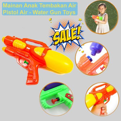 Jual Mainan Anak Pistol Air - Water Gun Toys Plastic Tembakan Air ...