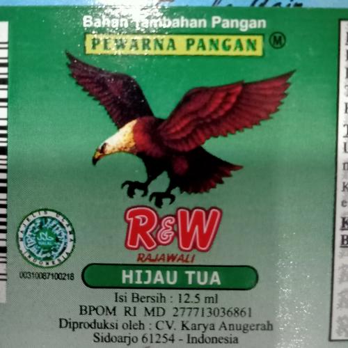 Jual Pewarna makanan sumbo cair cap rajawali 1 dus isi 12 botol@12,5ml ...