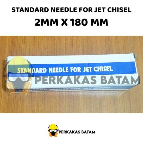 Jual Needle Chisel 2mm x 180mm for Jet Chisel Nitto Kohki Needle Scaler ...