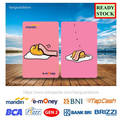Jual KARTU EMONEY BNI BRI BCA MANDIRI Gudetama Sleep Telur Malas - 2 ...