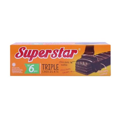 Jual SUPERSTAR Choco Wafer [18 g/ 6 pcs] - Jakarta Pusat - The Sweet ...