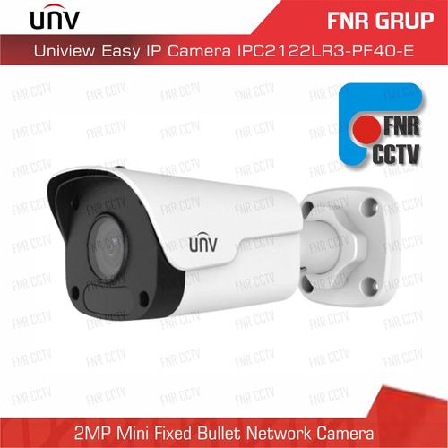 Jual UNV 2MP Mini Fixed Bullet Network Camera IPC2122LR3-PF40-E - Kota ...
