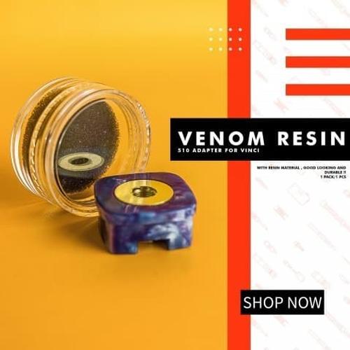 Jual Venom Resin 510 Adapter Voopoo Vinci / Vinci X - RED - Kota ...