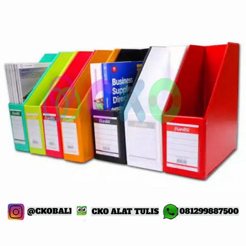 Jual Box file/Magazine file Bantex 4011 10cm - Merah Muda - Kota ...