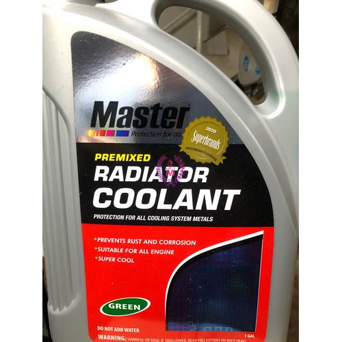 Jual Air Radiator Coolant Master Premixed Galon 4L Merah Red Hijau ...