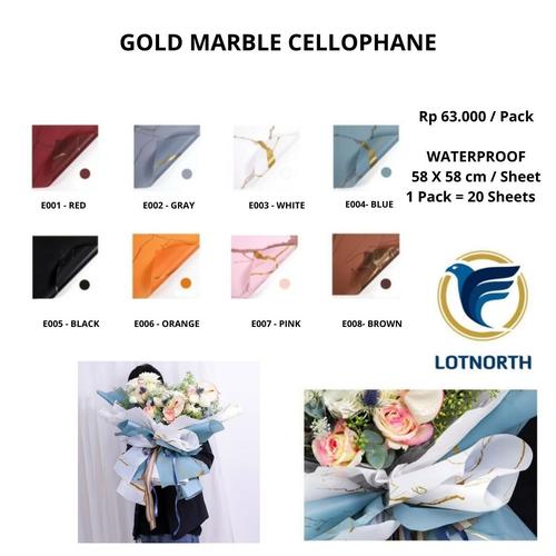 Jual PREMIUM MARBLE GOLD CELLOPHANE - WHITE - Kab. Tangerang - Lotnorth ...