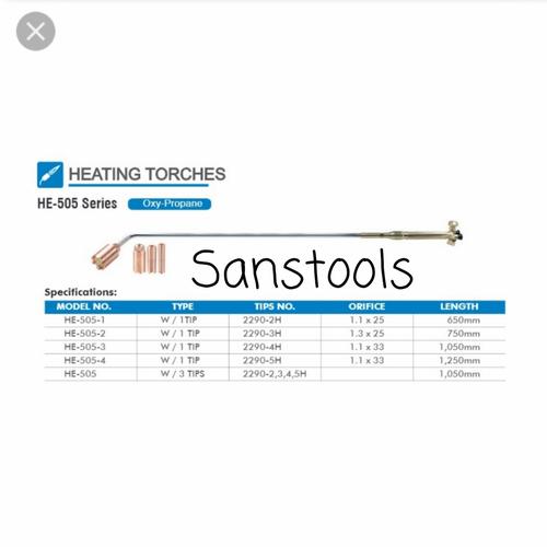 Jual Heating torch Morris HE505-4 Alat bakar membran panjang HE-505-4 ori - Jakarta Barat ...
