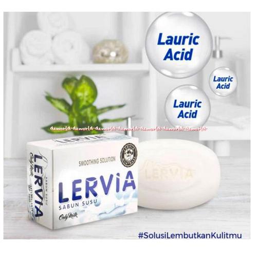 Jual Lervia Sabun Susu Soap Milk Only Milk Base Sabun Batang Lerfia ...
