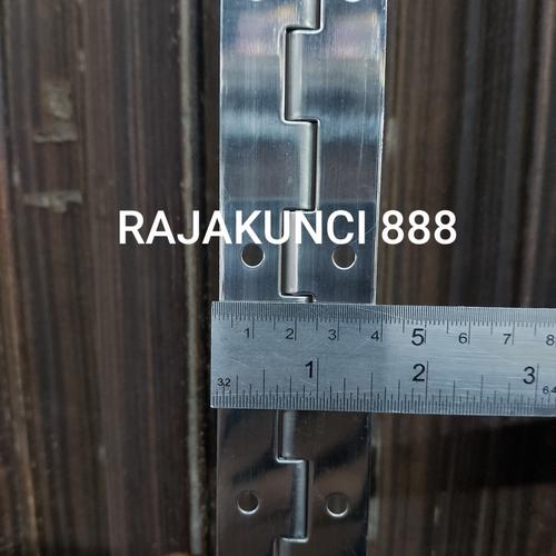 Jual Engsel PIANO stainless SUS304 1.8mtr / Engsel piano 4cm (1.5") 1 ...