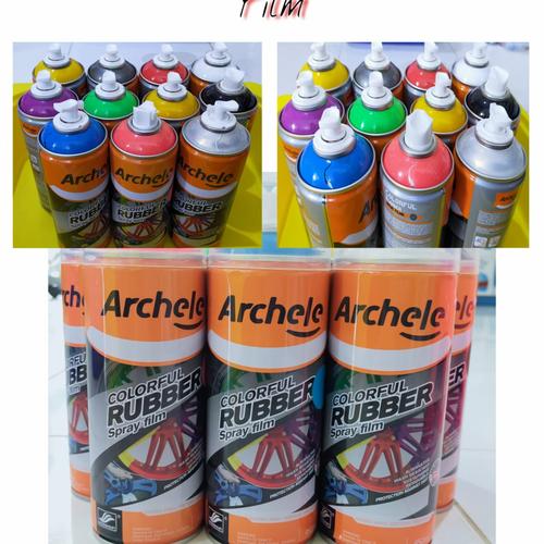 Jual Archele Colourfull Rubber Paint Spray/ Cat Semprot Karet - FLO ...