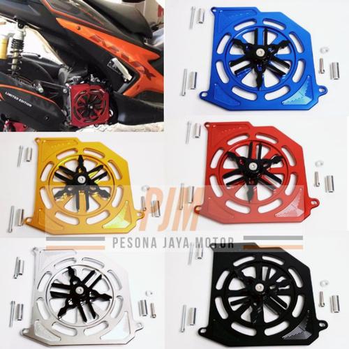 Jual Cover Radiator Cnc Nui Bikes Model Kipas Universal Nmax,NmaxNew ...