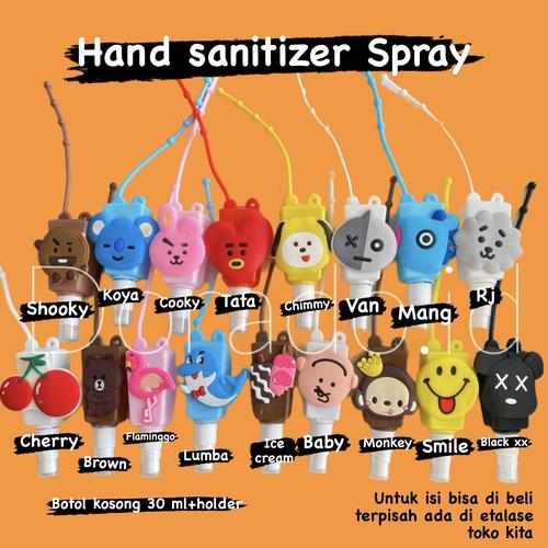 Jual [SPRAY] Botol hand sanitizer spray BTS BT21 - Rj spray - Jakarta ...