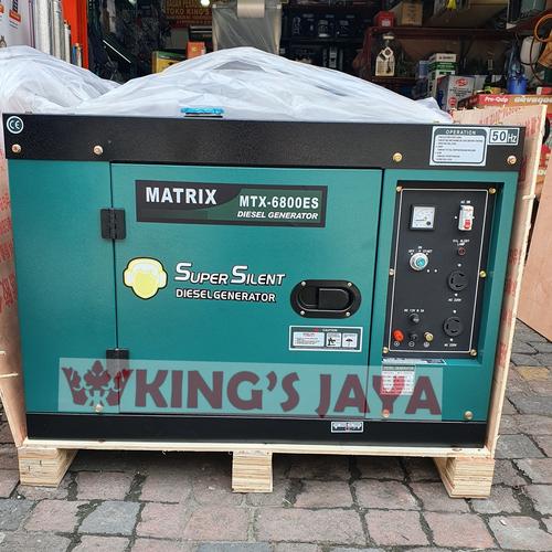 Jual Genset Diesel Solar MATRIX MTX-6800-ES 5000 Watt Super Silent ...