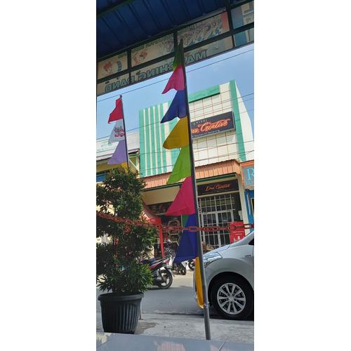 Jual Bendera Umbul Umbul Warna 8 Gergaji Jumbo 5 Meter - Kota Semarang - SAKURA Army Equipment ...