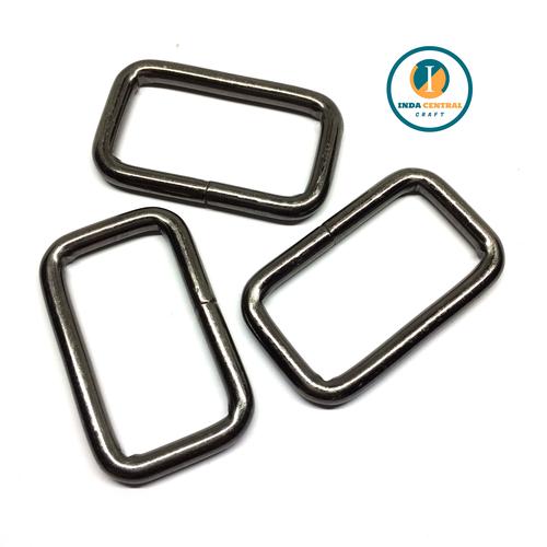 Jual RING KOTAK GESPER TAS BESI 3.8 CM TEBAL BLACK NIKEL - Kota Bandung ...