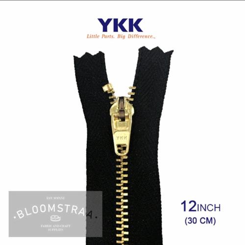 Jual Resleting jeans YKK 30cm 12inch metal zipper jeans seleting besi MGC49 - Putih - Kota ...