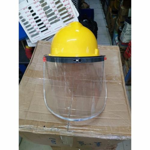 Jual Face shield / Helm face shield / Face shield set sama helm proyek ...