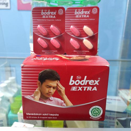 Jual bodrex extra strip blister isi 4 tablet obat sakit kepala - Kota ...