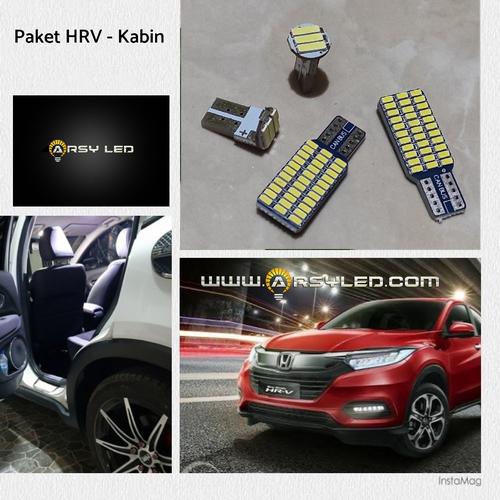 Jual Paket lampu led plafon kabin honda HRV HR-V isi 4 Super Bright ...