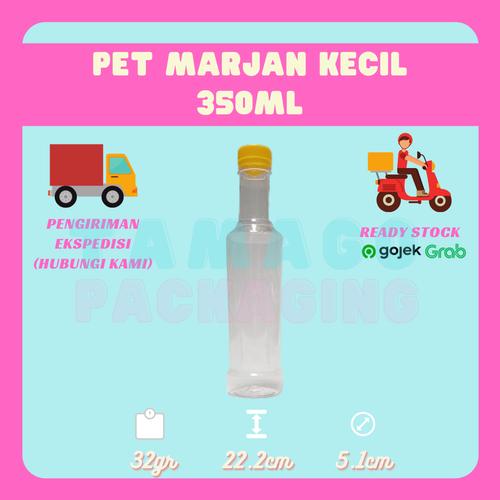 Jual Botol Plastik Marjan Kecil 350ml PET - Kuning - Kota Bekasi ...