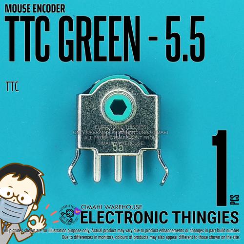 Jual MOUSE ENCODER TTC GREEN 5.5MM - GREEN WHEEL HIJAU - Kota Cimahi ...