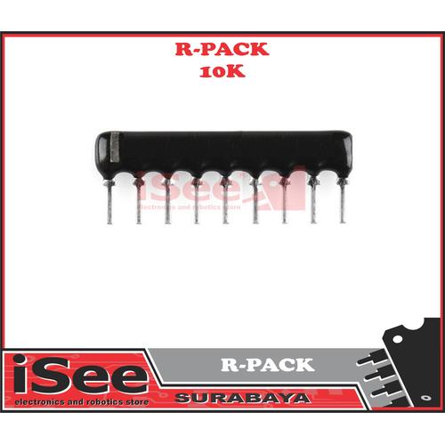 Jual R-pack Resistor pack 9pin/Array respack 9p 10k Rpack - Kota ...
