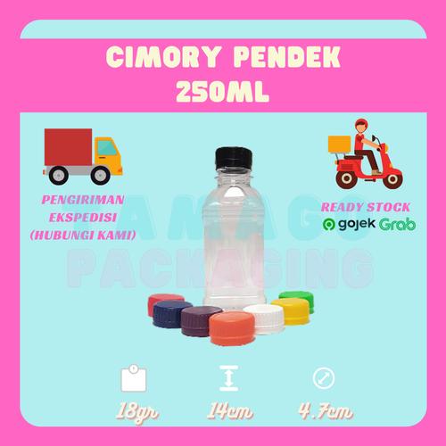Jual Botol Plastik Cimory Pendek 250ml PET - Hitam - Jakarta Timur ...