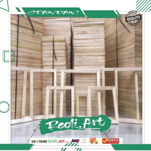 Jual Spanram Kayu 10x10 - 20x60 cm Rangka untuk Kanvas Lukis/ FRAME ...