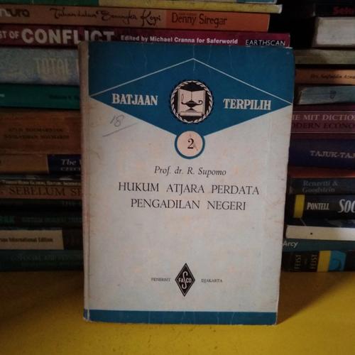 Jual HUKUM ATJARA PERDATA PENGADILAN NEGERI- PROF dr R.SUPOMO - Kota ...
