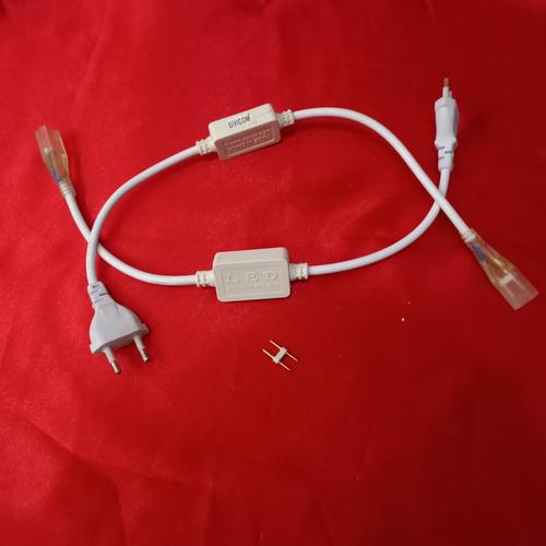 Jual adaptor soket lampu LED strip 220 volt kotak - adaptor bulat ...