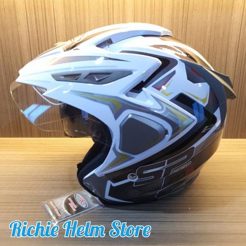 Jual Helm Half Face Force Dewasa Double Visor Anti Pecah SNI Speed ...