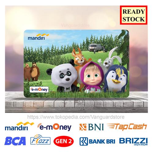 Jual KARTU EMONEY MANDIRI BNI BCA BRI Kartun Masha and the Bear - 1 ...