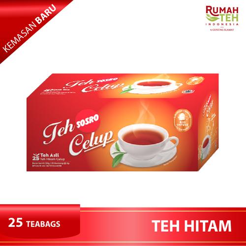 Jual Teh Celup Sosro 25 Bags - Teh Hitam berkualitas - Tea Bag ...