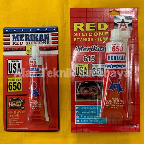 Jual ISI 12 PCS LEM SILICONE RED MERIKAN 35 G ; 85 G GR GRAM / SILIKON ...