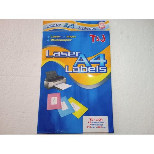 Jual KERTAS STIKER LABEL LASER A4 T&J - Kab. Kebumen - KPSkebumen ...