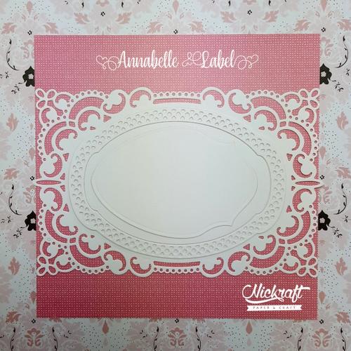 Jual ANNABELLE LABEL - BAHAN SCRAPBOOK FRAME KARTU UCAPAN RECTANGLE ...