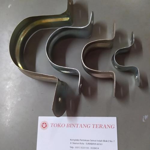 Jual Klem Pipa / Klem Plat Besi Tebal / Klem Omega / Klem Besi 1 1/4 ...