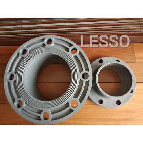 Jual Flange PVC AW 4" Merek Lesso Fitting Pipa PVC Stub Flange Pipa PVC ...
