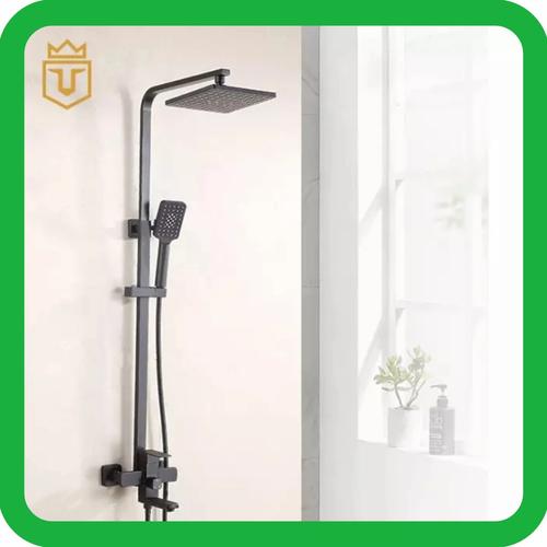 Jual Sus 304 Black/Shower Tiang/Kran mixer/Panas Dingin/Hitam/shower ...