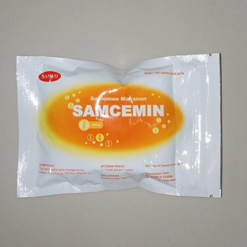 Jual Samcemin Vitamin C 100mg sachet isi 100 tablet - Kab. Sidoarjo ...