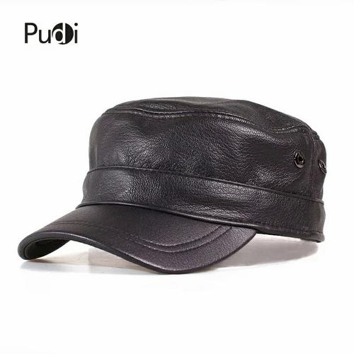 Jual topi kulit asli pria bahan kulit asli domba - topi kulit asli ...