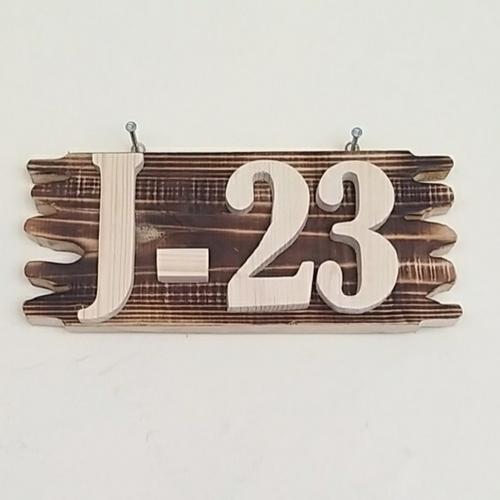 Jual Papan Nomor Angka Alamat Komplek Rumah Dari Kayu Huruf Timbul - 10 ...