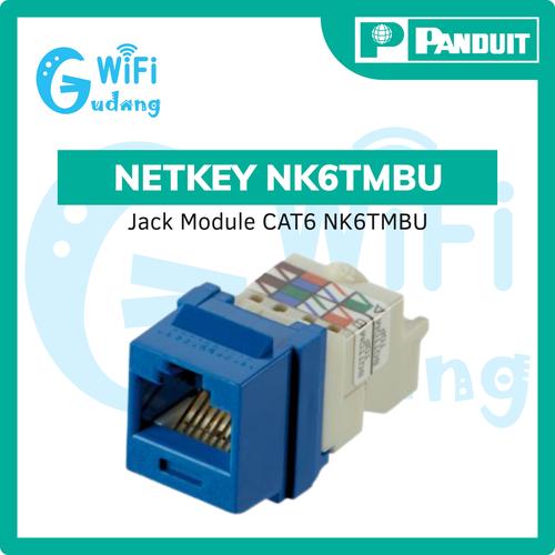Jual PANDUIT NETKEY Jack Module CAT6 NK6TMBU Warna Biru - Jakarta Pusat ...