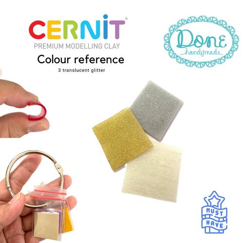 Jual Colour chart cernit translucent glitter tabel warna cernit color ...